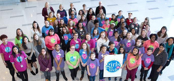 Girls in Tech event inspires students to code - Federal Reserve Bank of ...